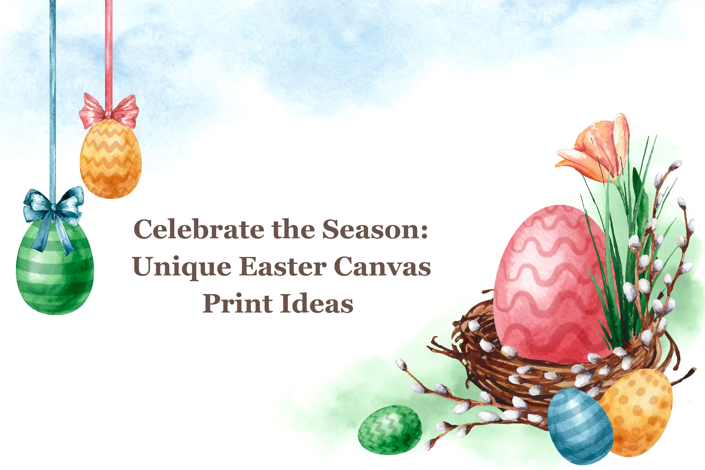 Celebrate the Season: Unique Easter Canvas Print Ideas | CanvasChamp